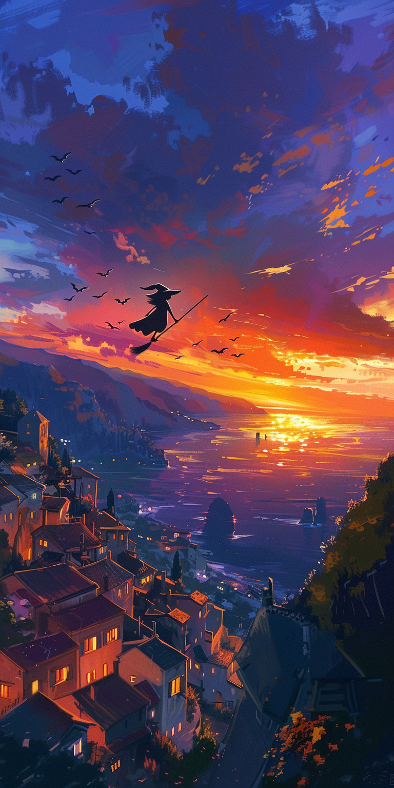 57+ Studio Ghibli Inspired Phone Wallpapers