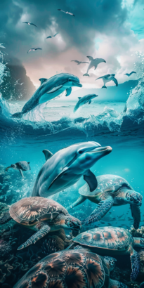 38+ Breathtaking Dolphin Phone Wallpapers for Ocean Lovers